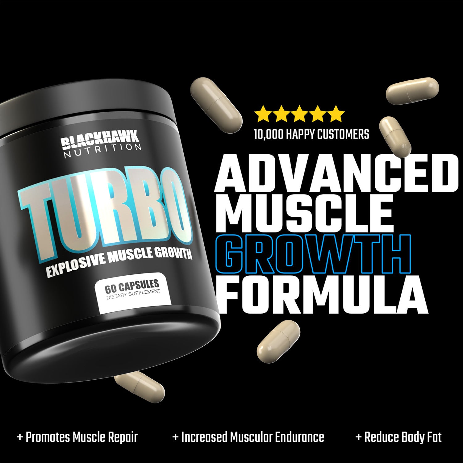 Turbo - Muscle Growth – Blackhawk Nutrition